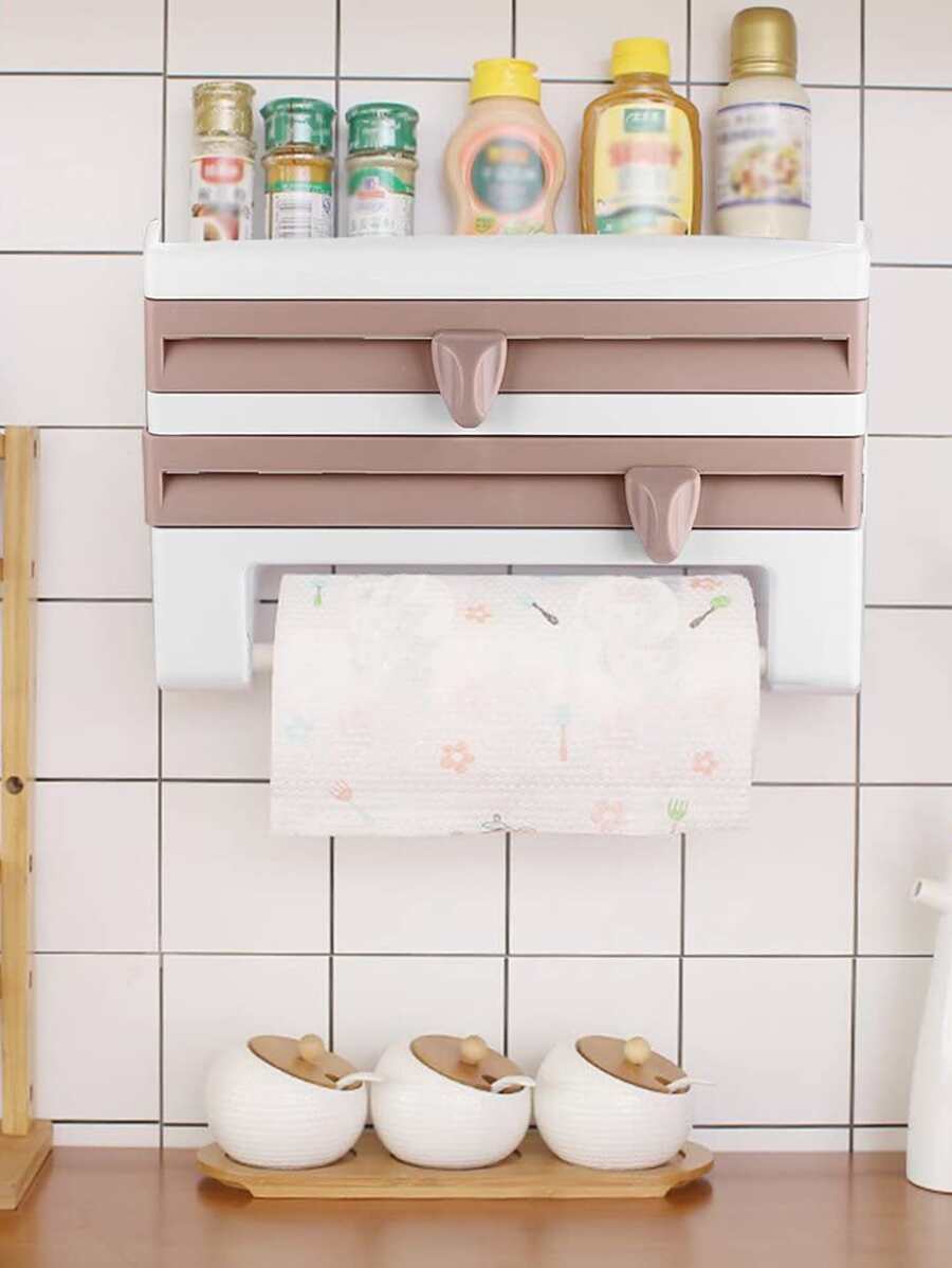 1pc Two Tone Multifunction Storage Rack | SHEIN USA