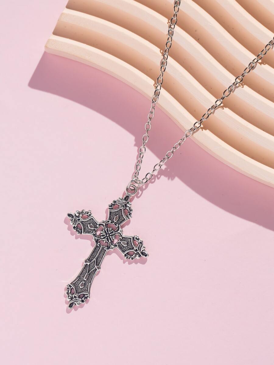 Cross Charm Necklace | SHEIN USA