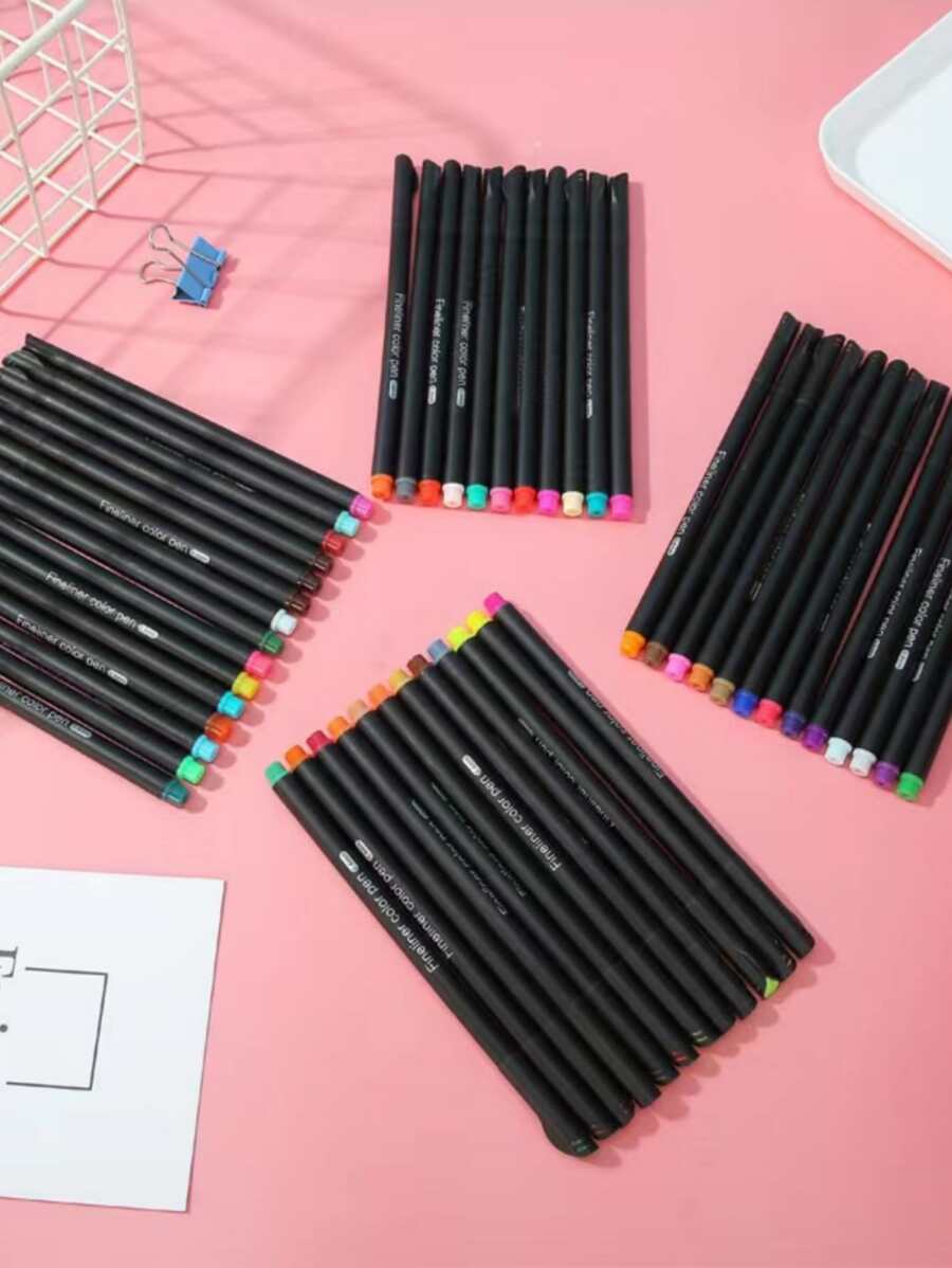 24pcs Mixed Color Gel Pen | SHEIN USA