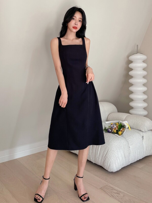 DAZY Solid Cami Dress | SHEIN EUR