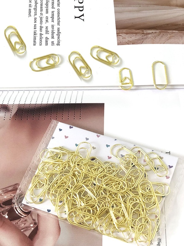50pcs Iron Paper Clip | SHEIN USA