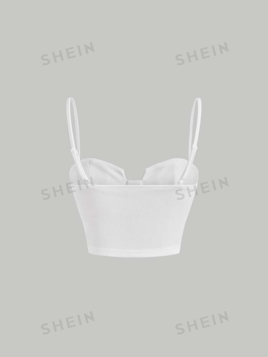 SHEIN MOD White Conch Corset Mermaid Core Solid Bustier Corset ...