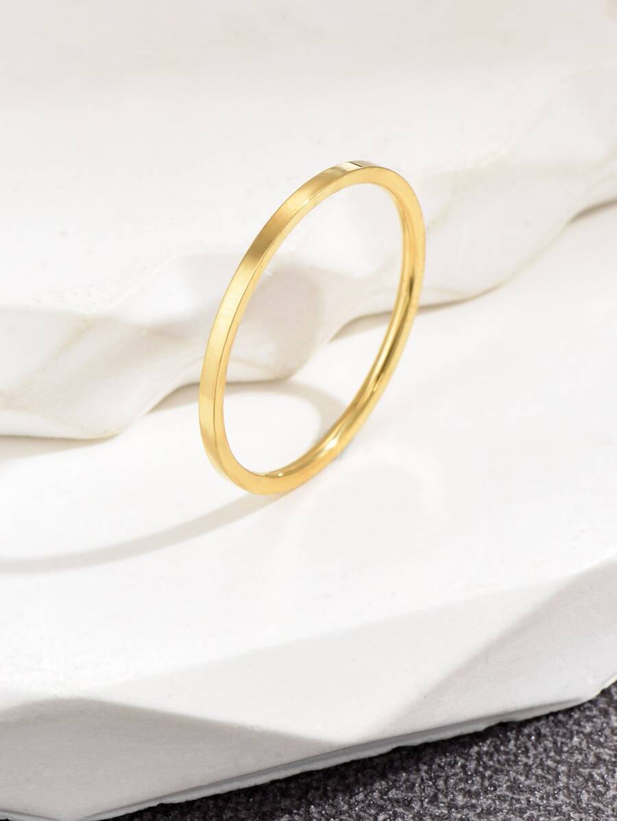 Minimalist Solid Ring | SHEIN USA