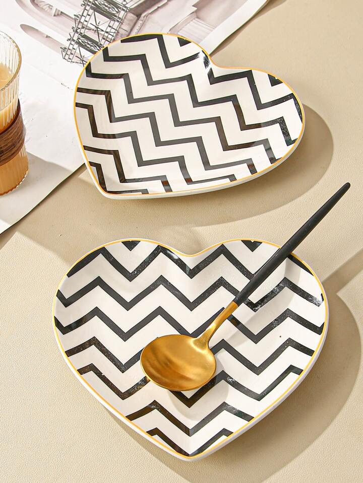 Chevron Dessert Plates