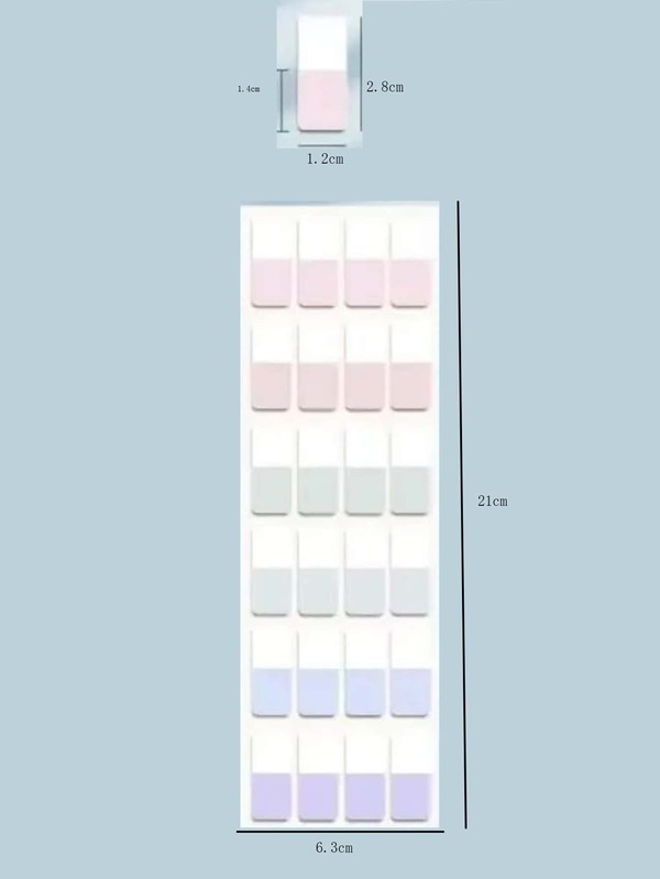 240pcs Mixed Color Sticky Index Tab, Simple Multi-purpose Writable ...