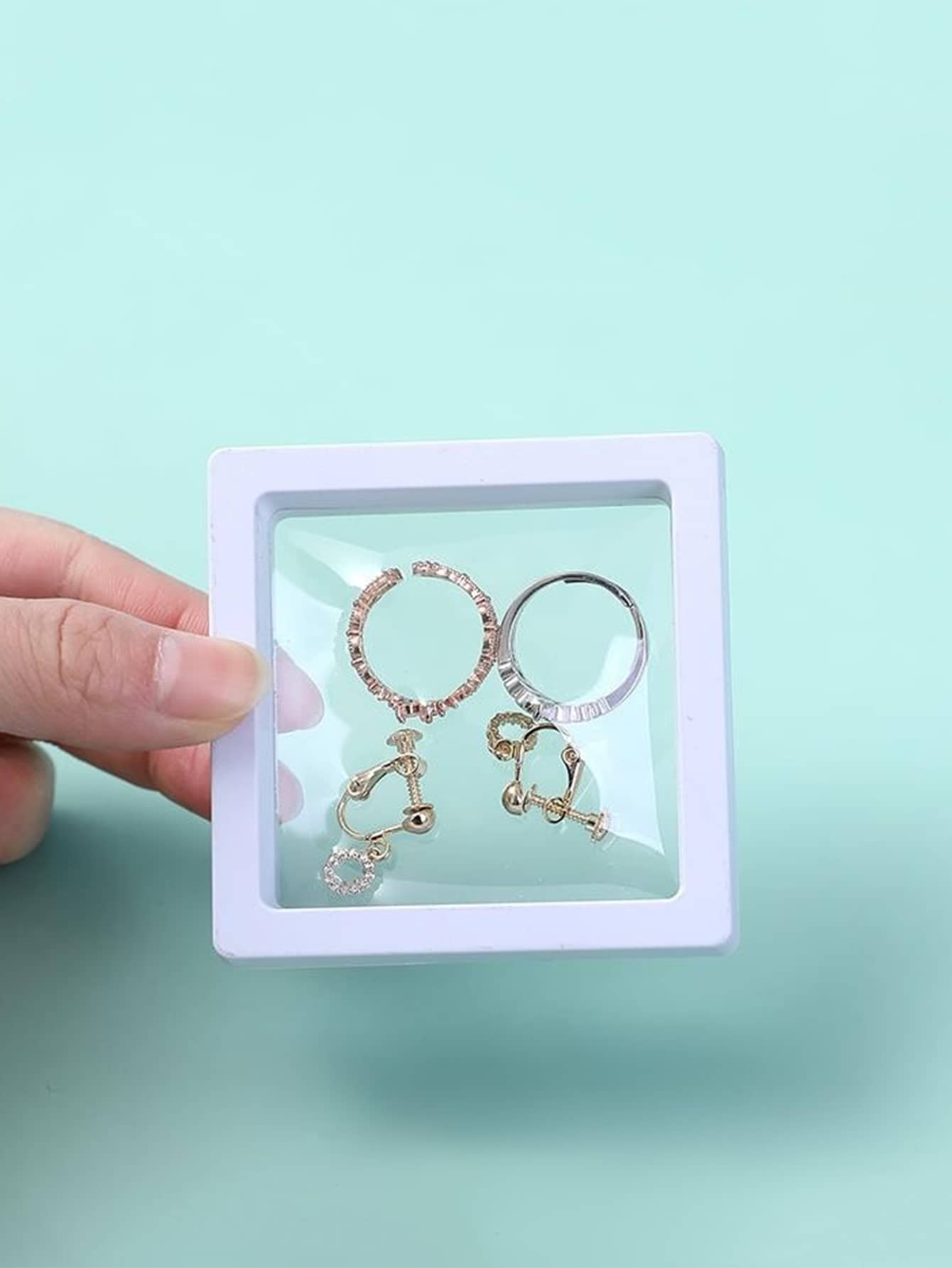 1pc Clear Jewelry Storage Box | SHEIN USA
