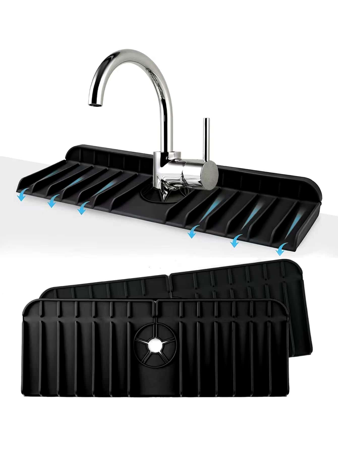 1pc Kitchen Sink Splash Guard, Kitchen Guard For Faucet, Kitchen Splash ...