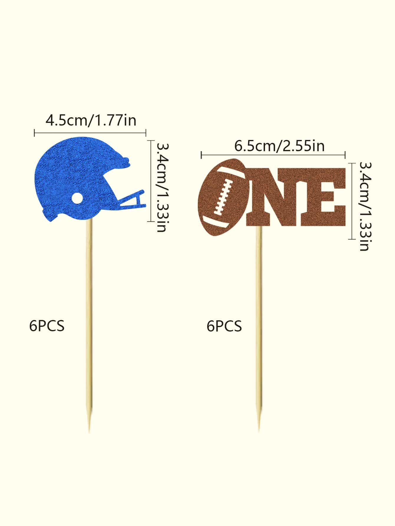 Football Helmet 1st Birthday Cake Topper, Baptism Party Dessert ...