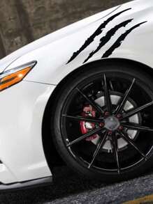 2pcs Graphic Car Sticker | SHEIN USA