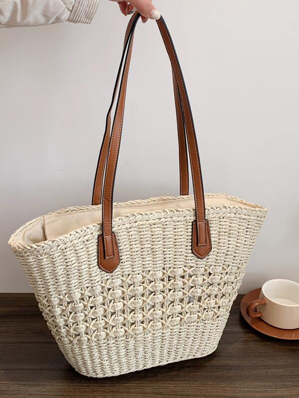 Minimalist Straw Bag | SHEIN EUR