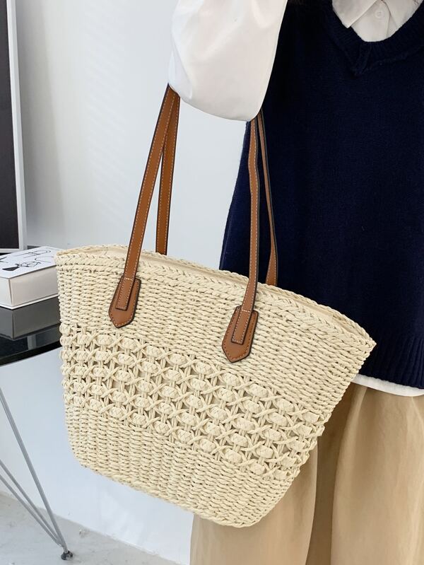 Minimalist Straw Bag | SHEIN EUR