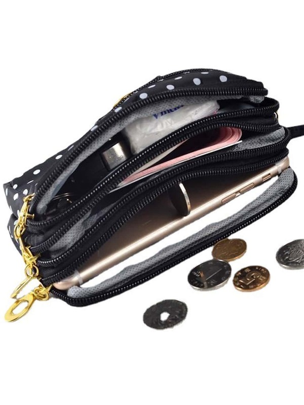 Polka Dot Pattern Long Wallet | SHEIN USA