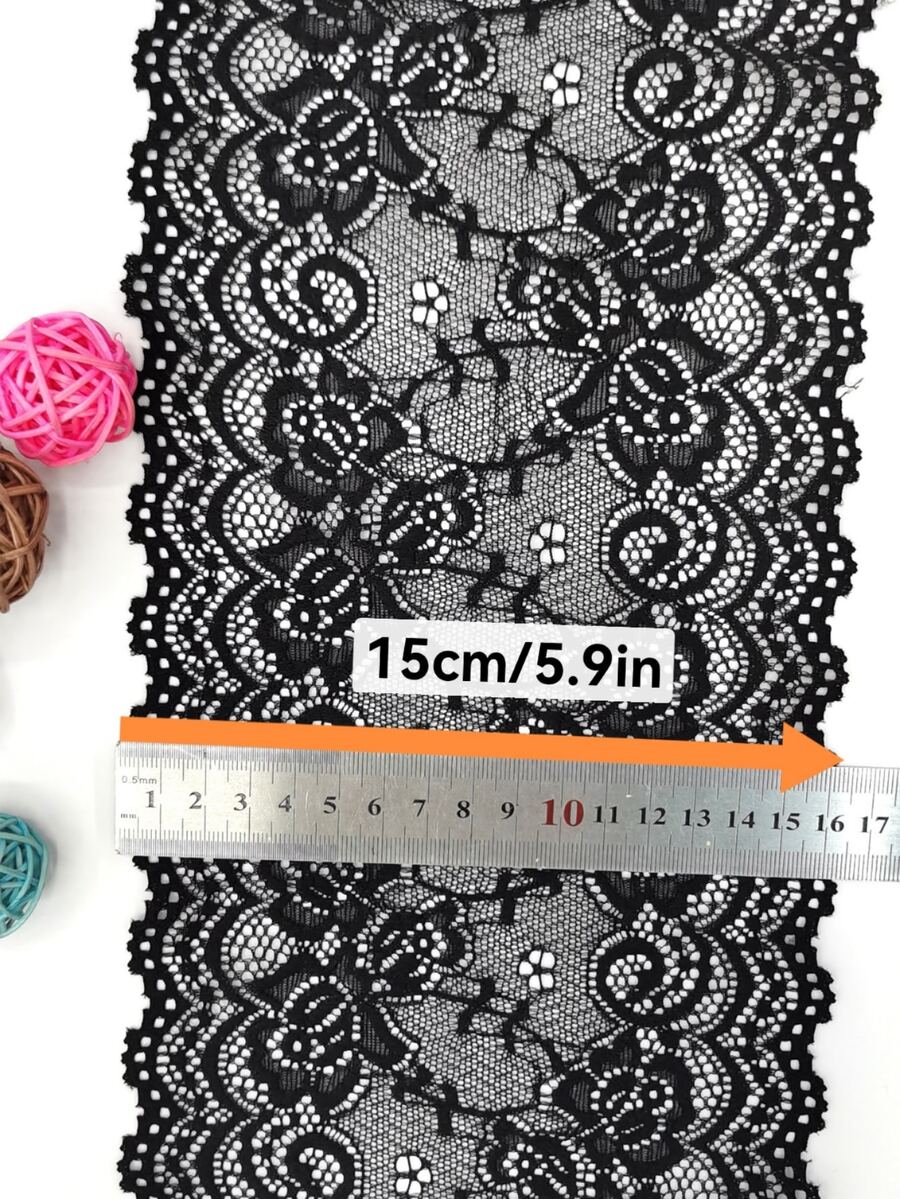 1roll Floral Embroidery DIY Webbing Lace | SHEIN USA