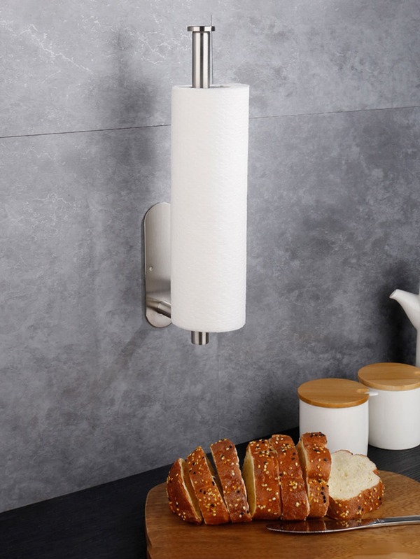 1pc Plain Kitchen Paper Towel Storage Rack | SHEIN USA