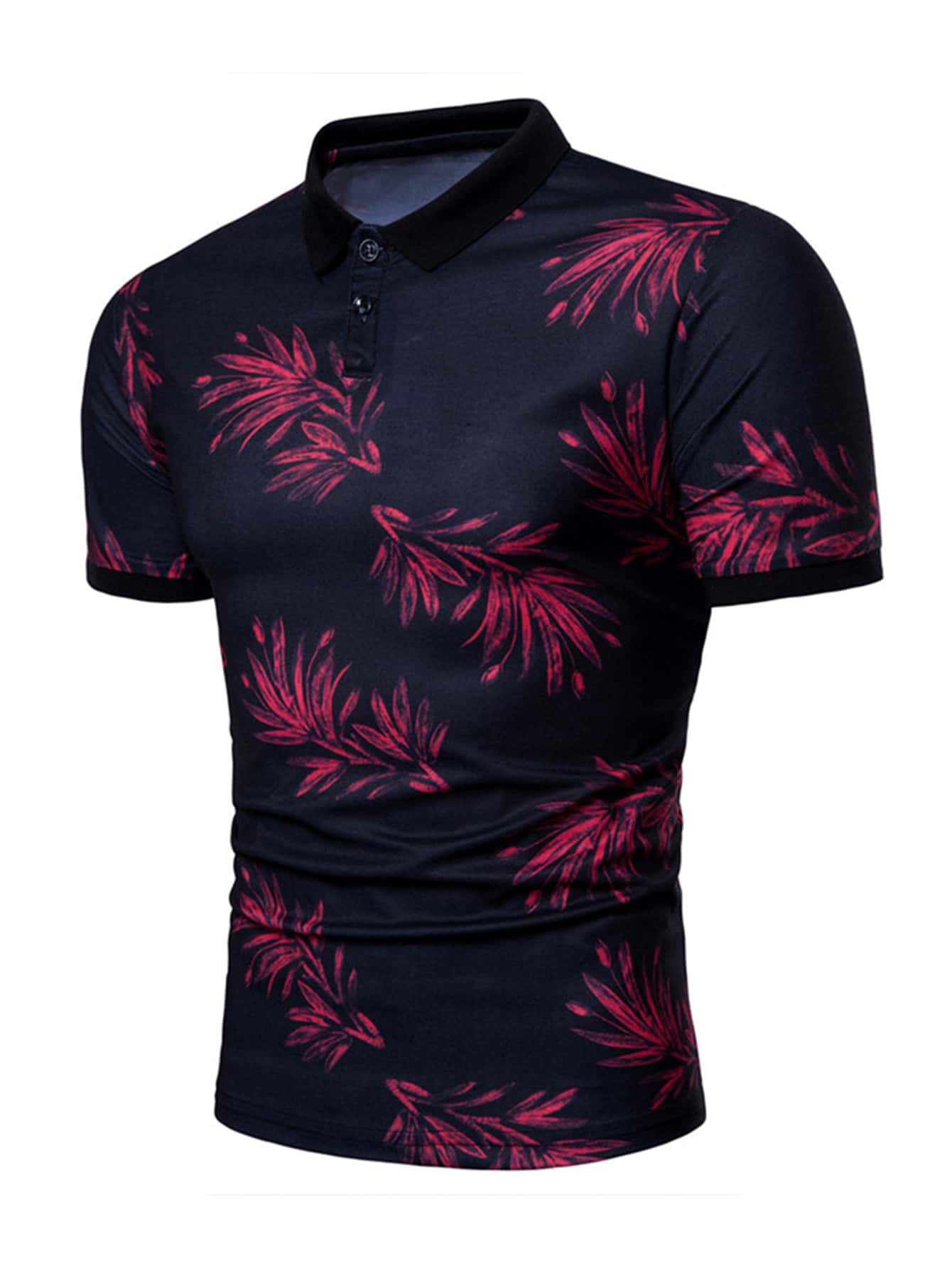 Men Tropical Print Polo Shirt | SHEIN USA