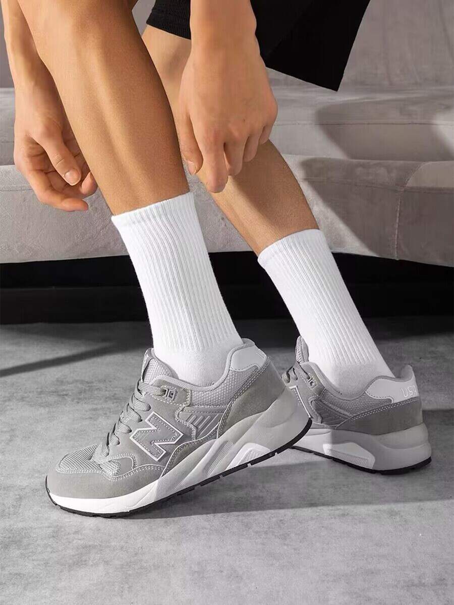 Men Solid Crew Socks | SHEIN UK