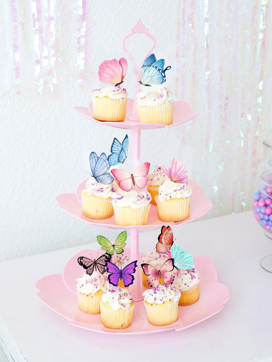 12pcs Butterfly Decor Cake Topper | SHEIN USA