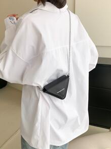 Borsa Novità Con Catena A Patella, Lettere Grafiche Minimaliste, Di ...