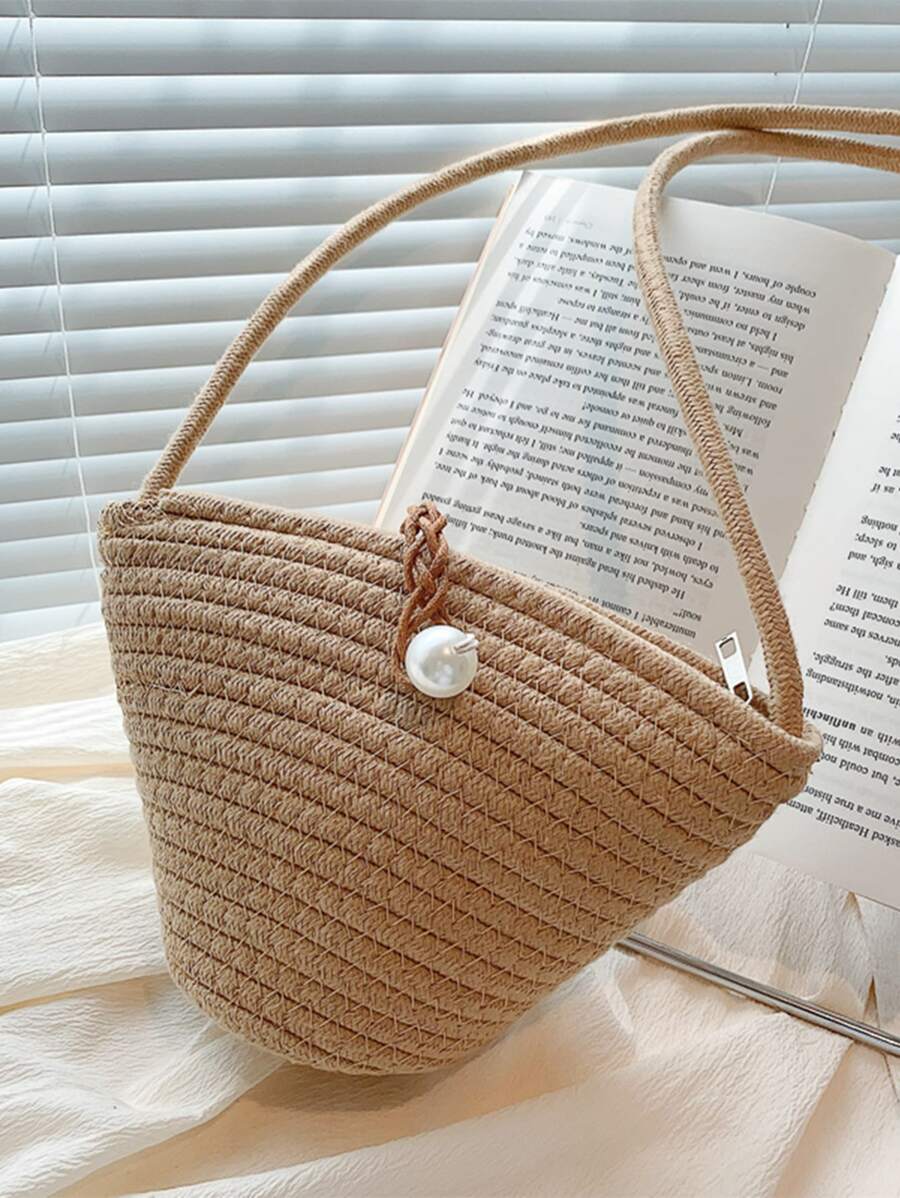 Minimalist Straw Bag | SHEIN USA