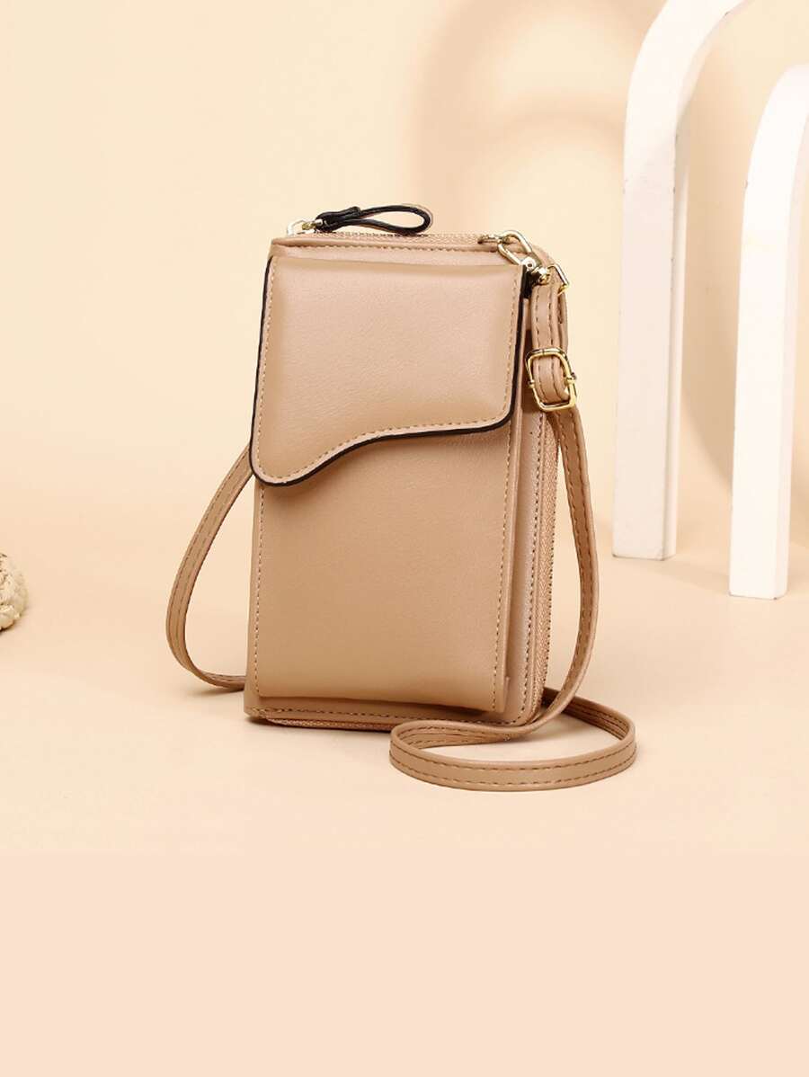 Minimalist Flap Phone Wallet | SHEIN USA