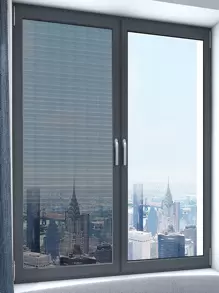 1pc PVC Window Privacy Film, Modern Plaid Pattern Non-Adhesive ...