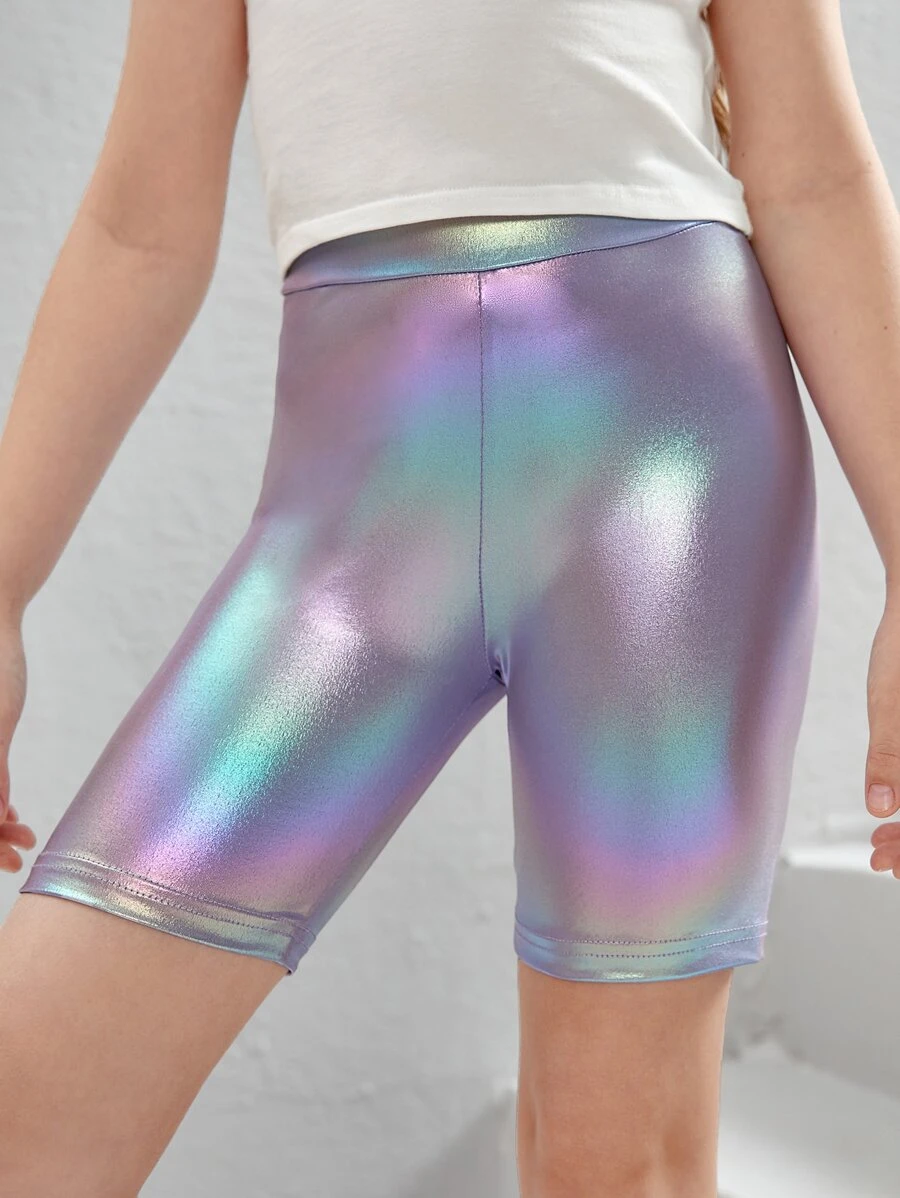 SHEIN Girls Ombre Biker Shorts | SHEIN USA