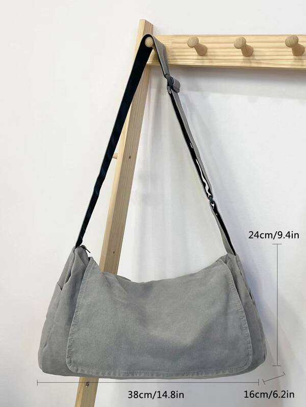 Men Minimalist Messenger Bag Sling Bag Sport Bag for High School ...