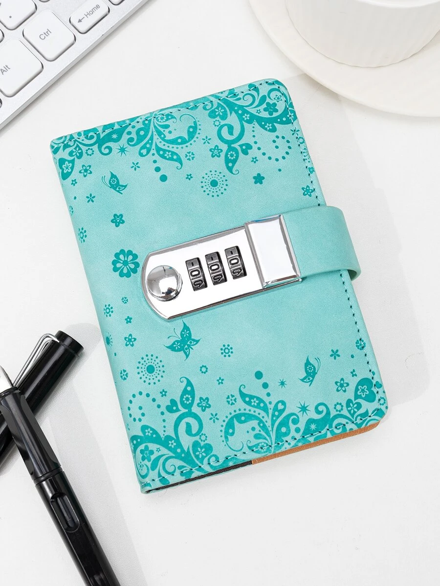1pc Flower Pattern Notebook | SHEIN USA
