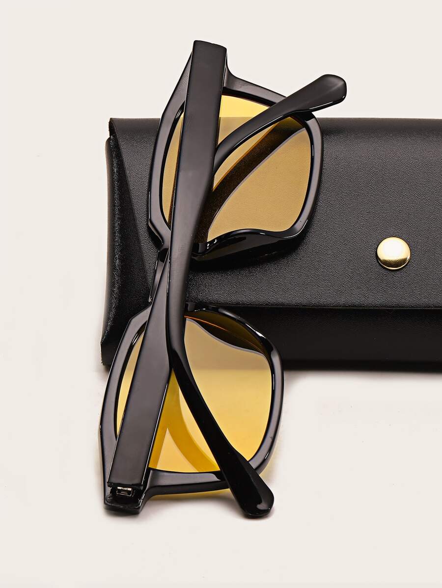 Retro Punk Square Rivet Fashion Glasses Vintage Fashion Eyewear For Men ...