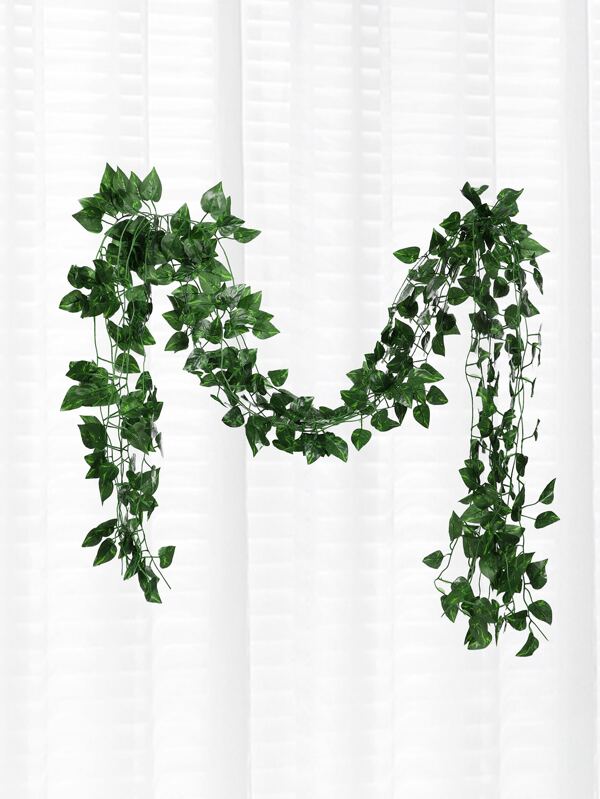 6pcs Artificial Leaf Vine 220cm Polyester Greenery Faux Plant Vine ...