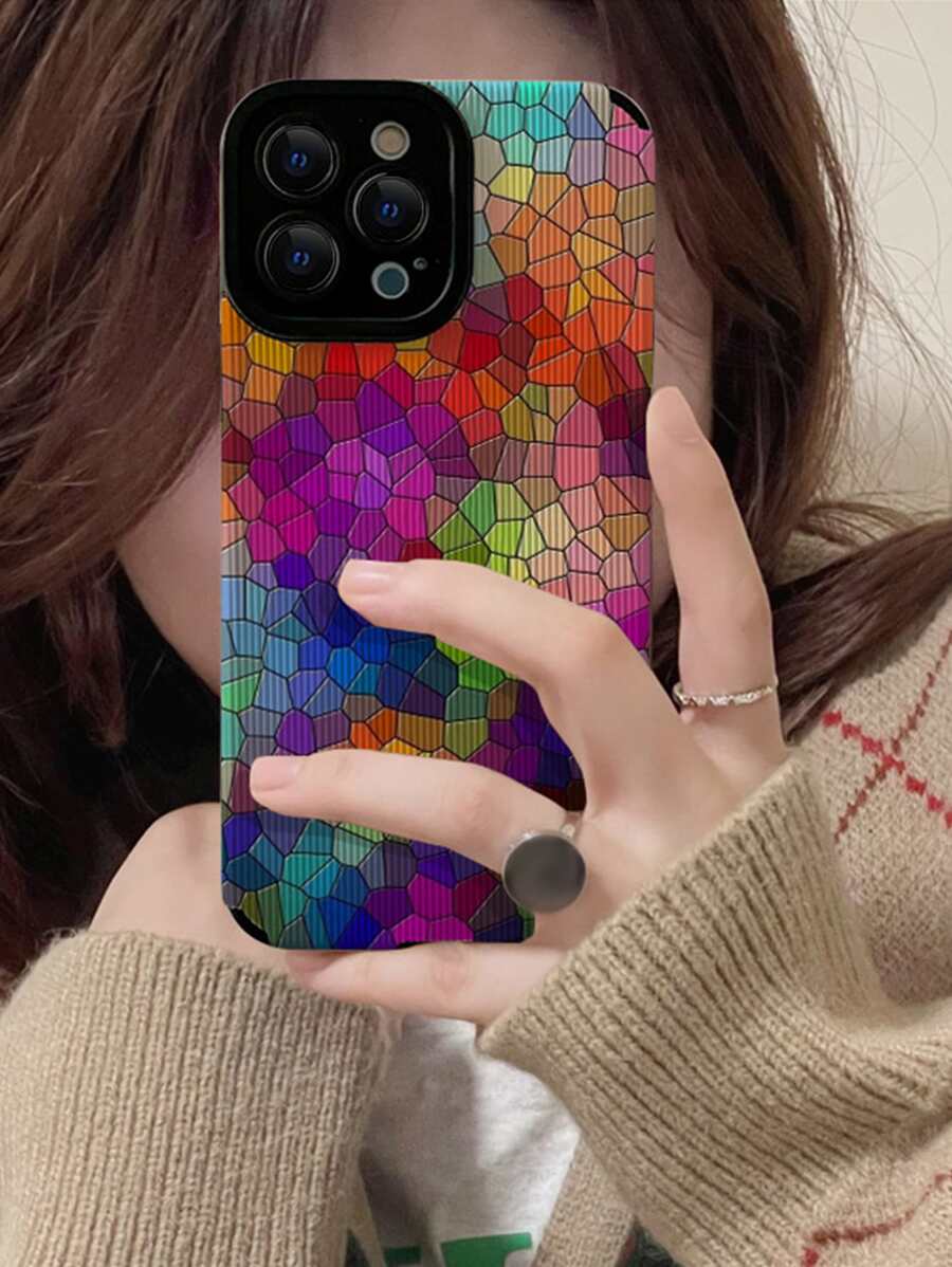 Geometric Pattern Phone Case | SHEIN USA