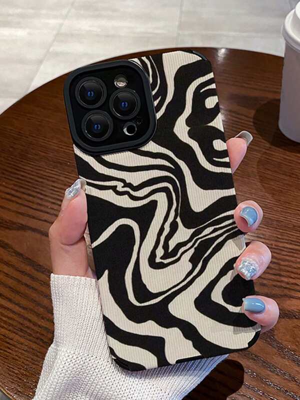 Abstract Fluid Pattern Phone Case | SHEIN USA