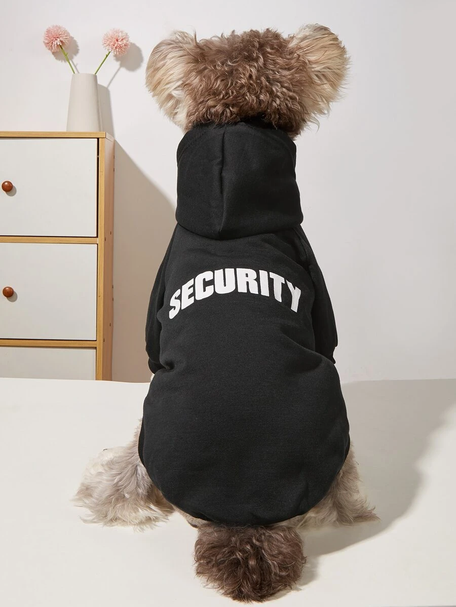 1pc Letter Graphic Pet Hoodie | SHEIN USA