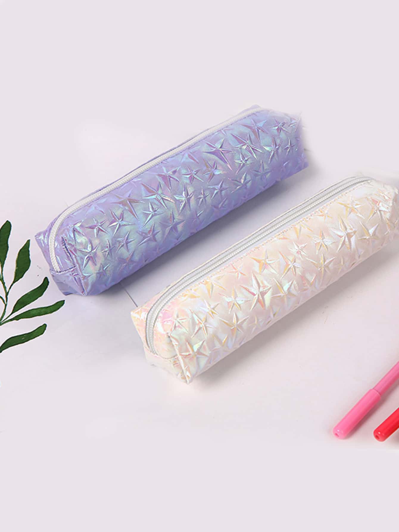 1pc Star Pattern Pencil Case | SHEIN USA