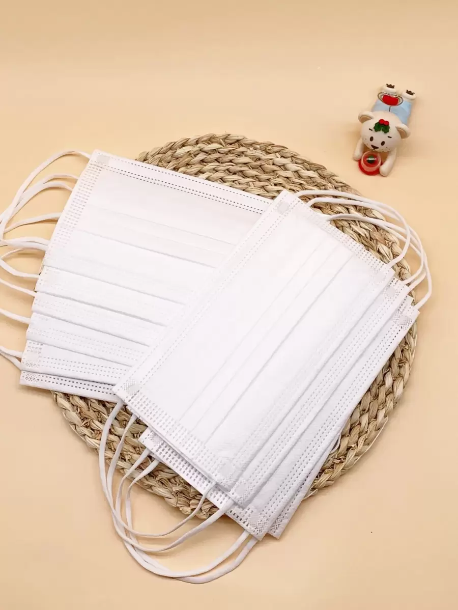 10pcs Solid Color Disposable Masks By Morandi Color | SHEIN USA