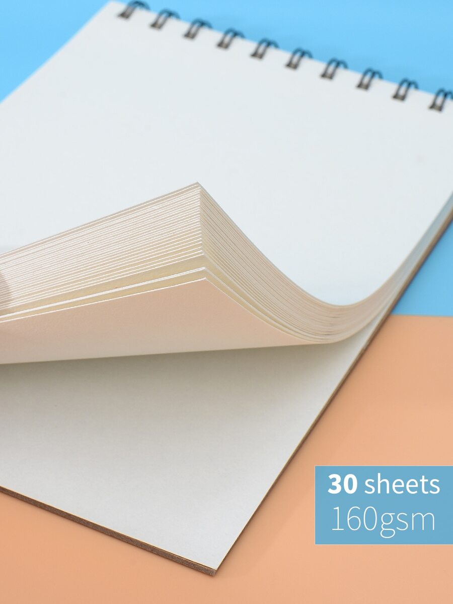 A5 Sketching Paper Pad 30 Sheets Sketchbook 160gsm Spiral Notebook ...