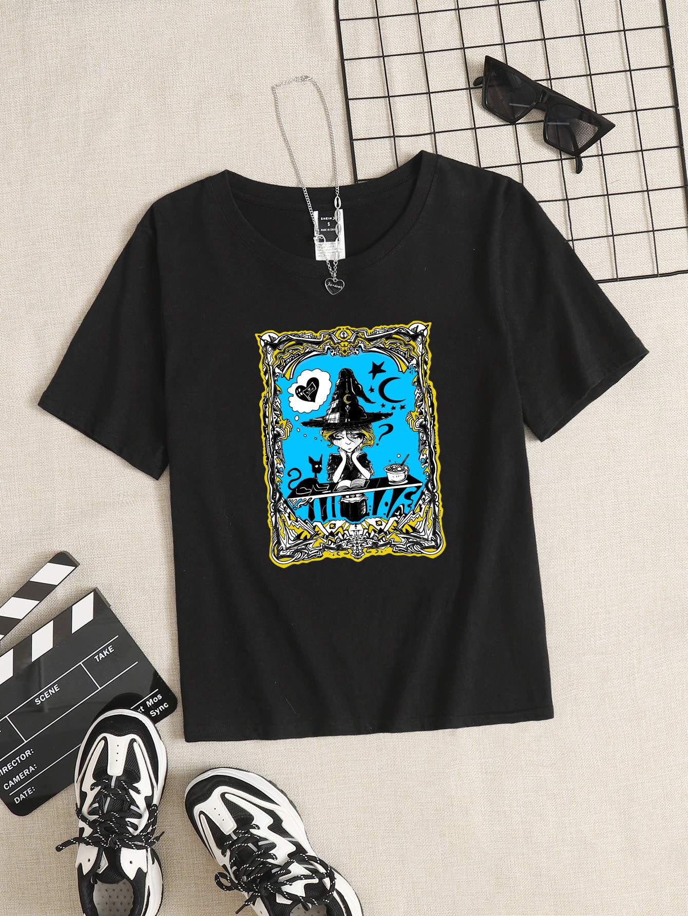 Tim Lord Figure & Letter Graphic Tee | SHEIN EUR