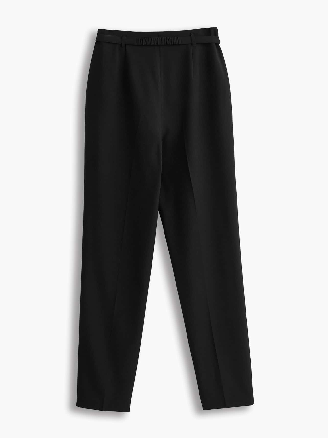 MOTF PREMIUM BELTED CREASE DRESS PANTS | SHEIN USA