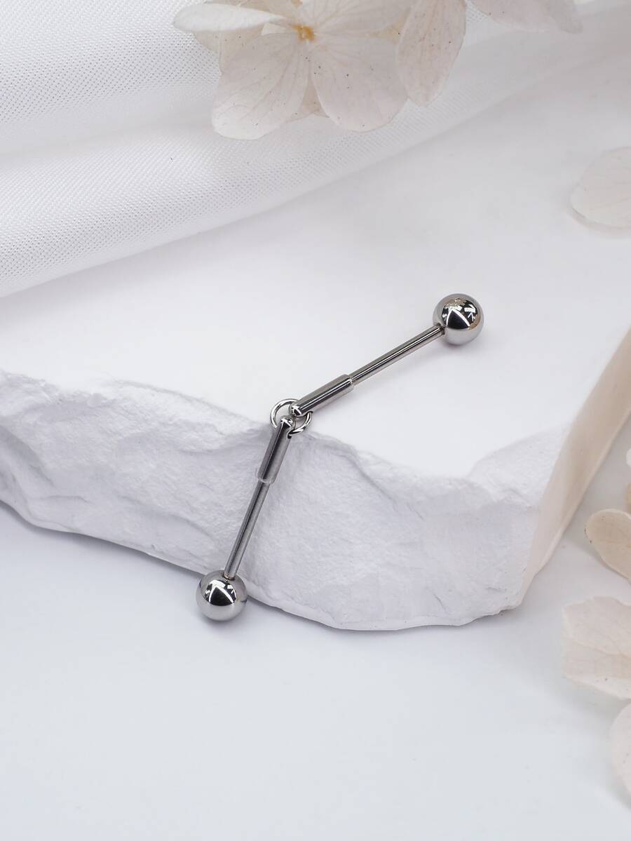 1pc Stainless Steel Minimalist Fashion Ear Gauge For Women Everyday ...