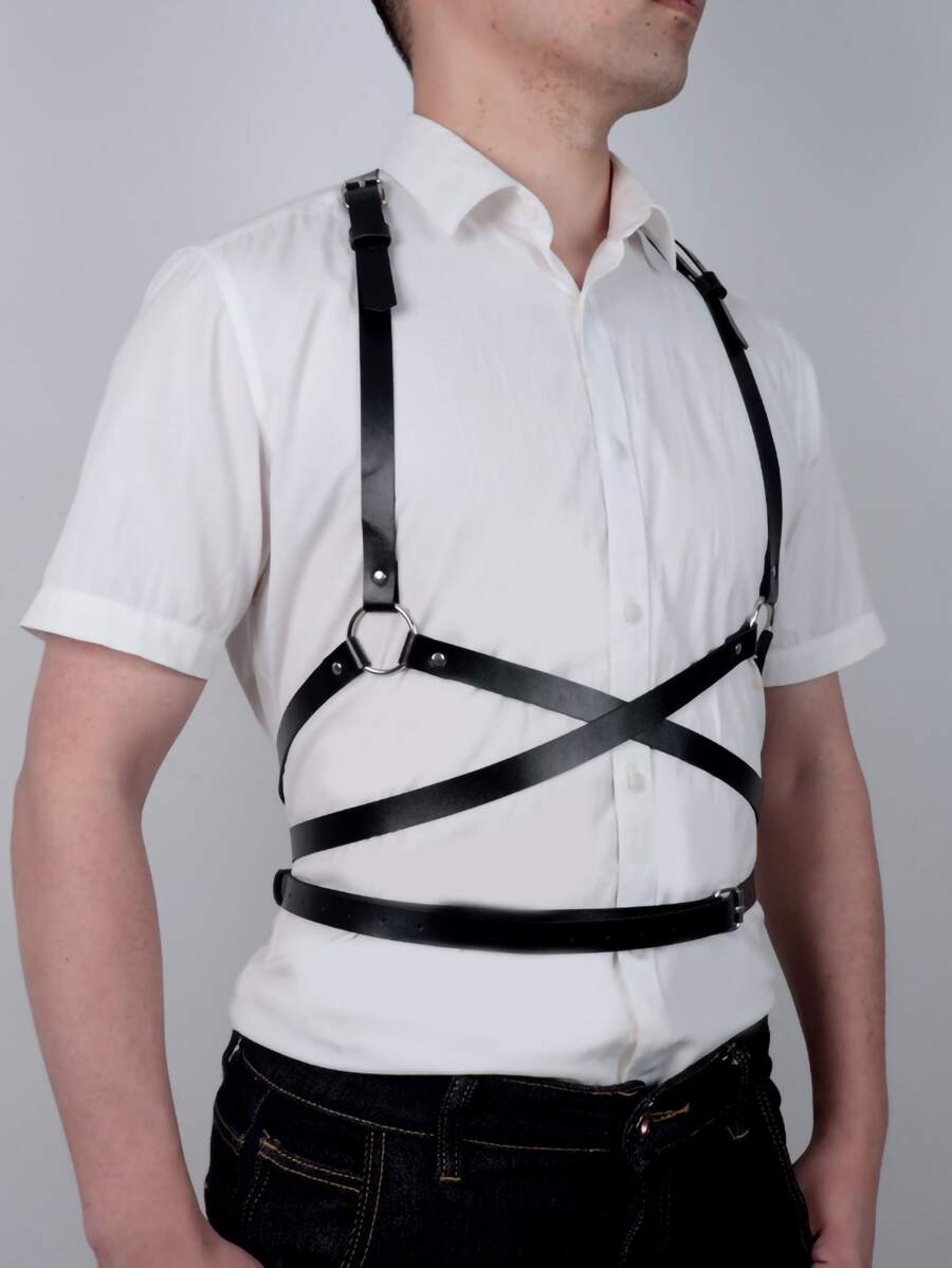 Men Ring Linked Harness Belt | SHEIN USA
