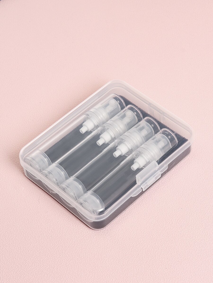 4Pcs 10ML Empty Refillable Cream Lotion Bottles and Spray Bottle ...