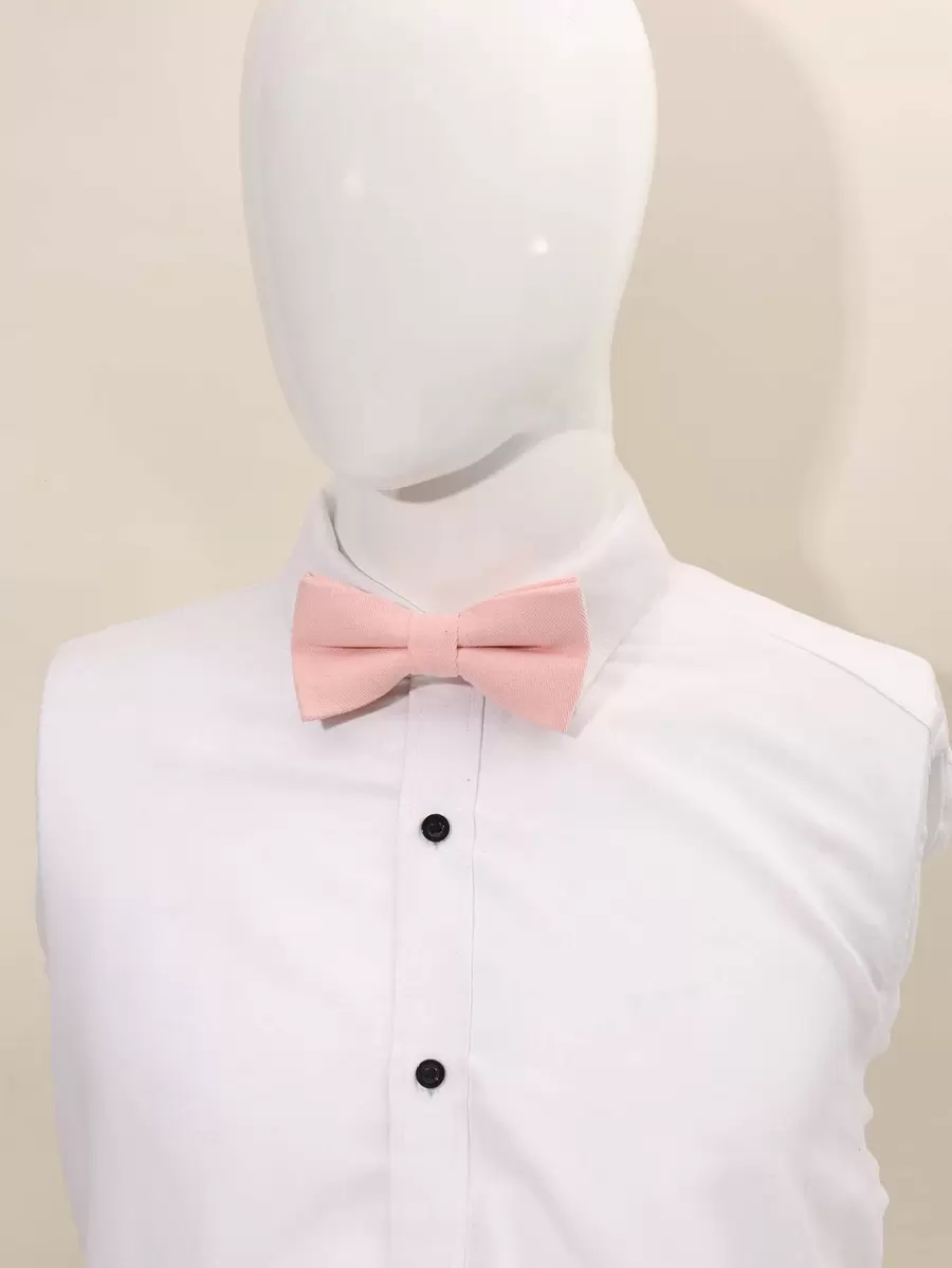 1pc Men Solid Bow Tie Durable, Versatile, And Stylish For Weddings Parties Holidays Casual ...