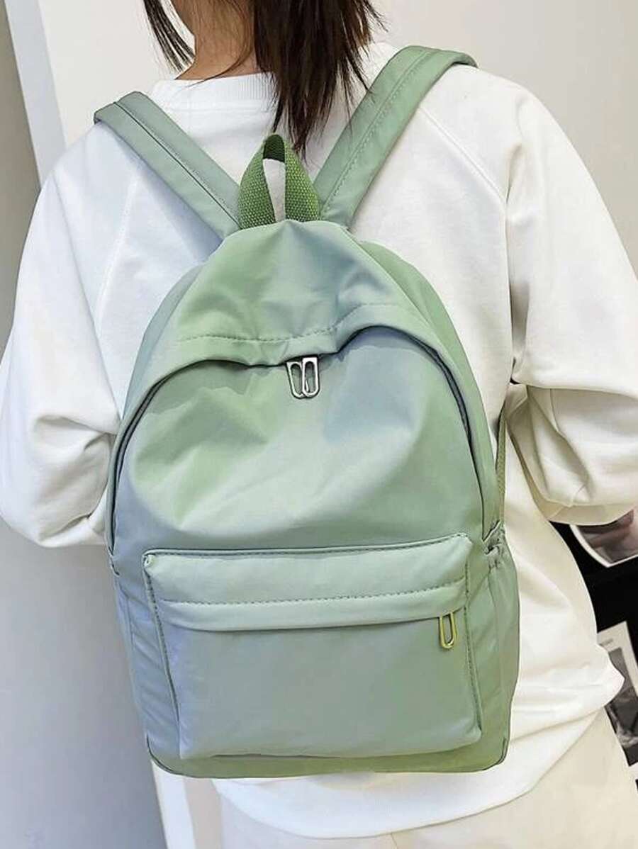 Minimalist Pocket Front Backpack | SHEIN USA