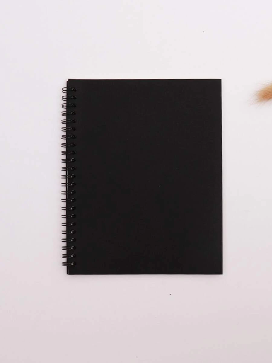 1pc Plain Spiral Notebook | SHEIN EUQS