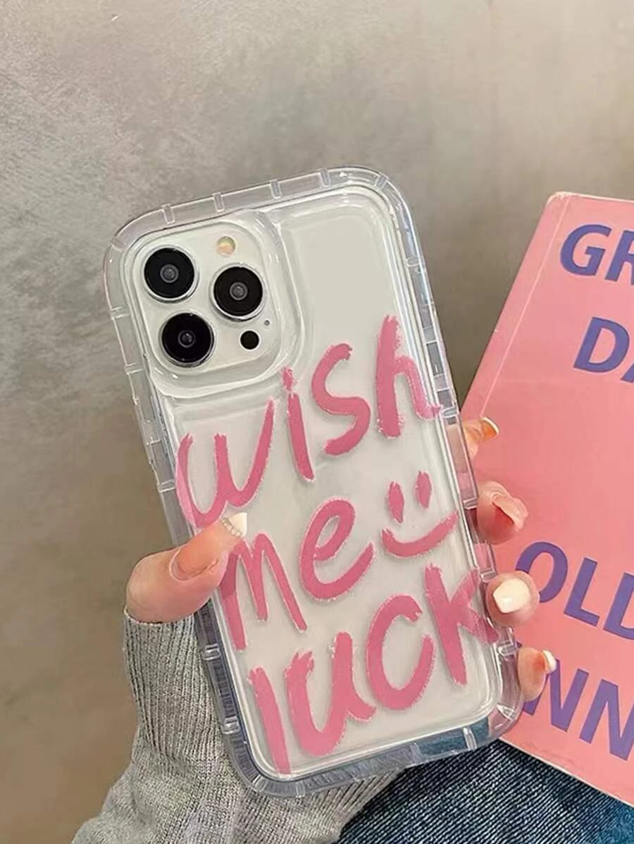 Letter Graphic Clear Phone Case | SHEIN USA