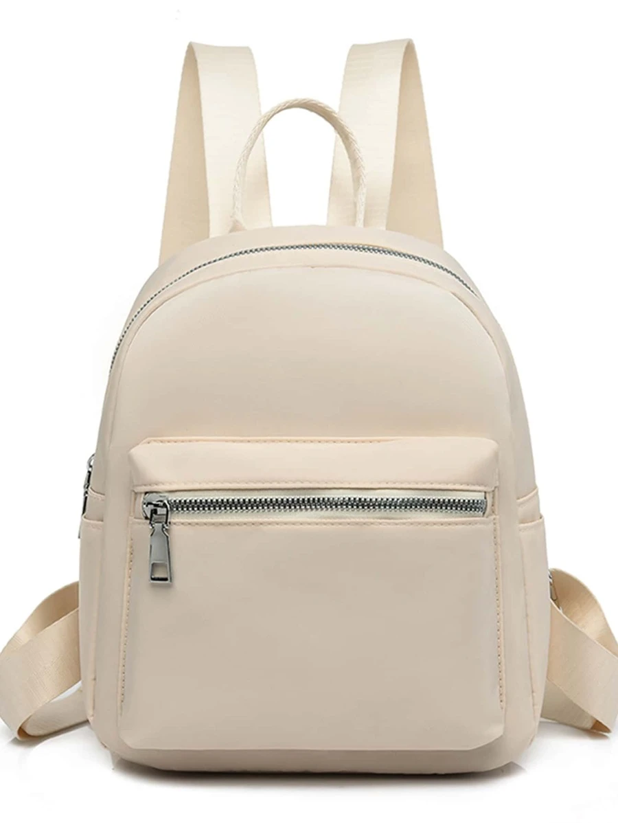 Waterproof,Lightweight Minimalist Zipper Front Backpack | SHEIN USA