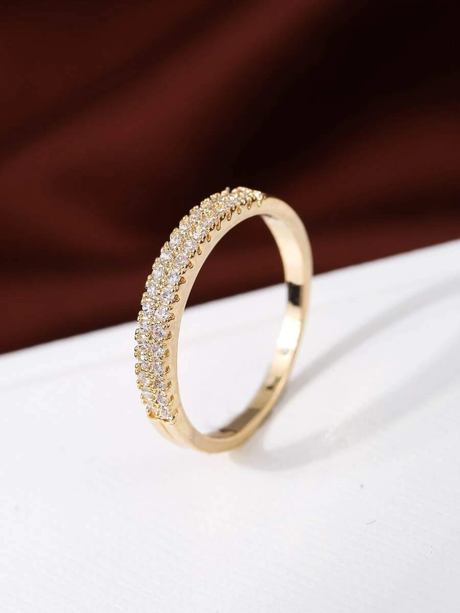 Cubic Zirconia Decor Ring | SHEIN USA
