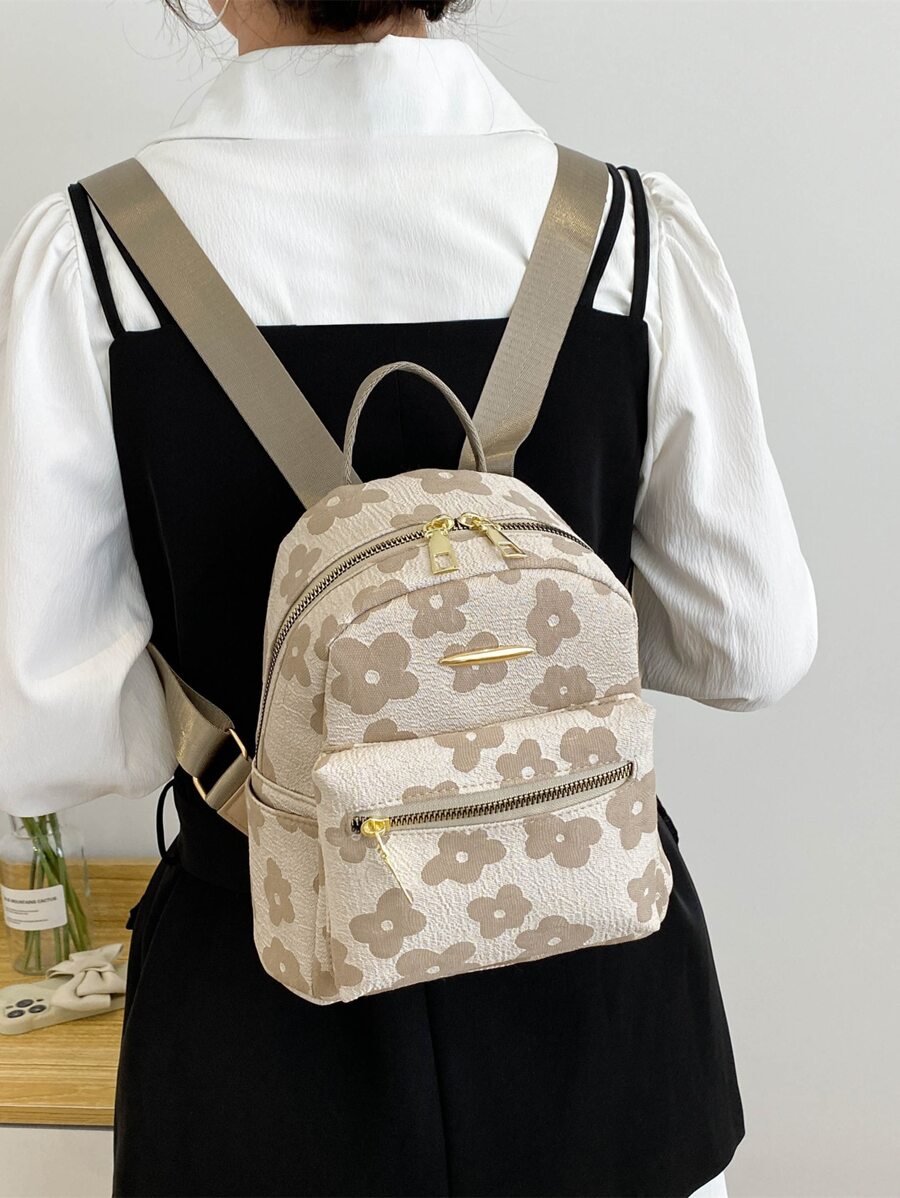Floral Pattern Classic Backpack | SHEIN USA