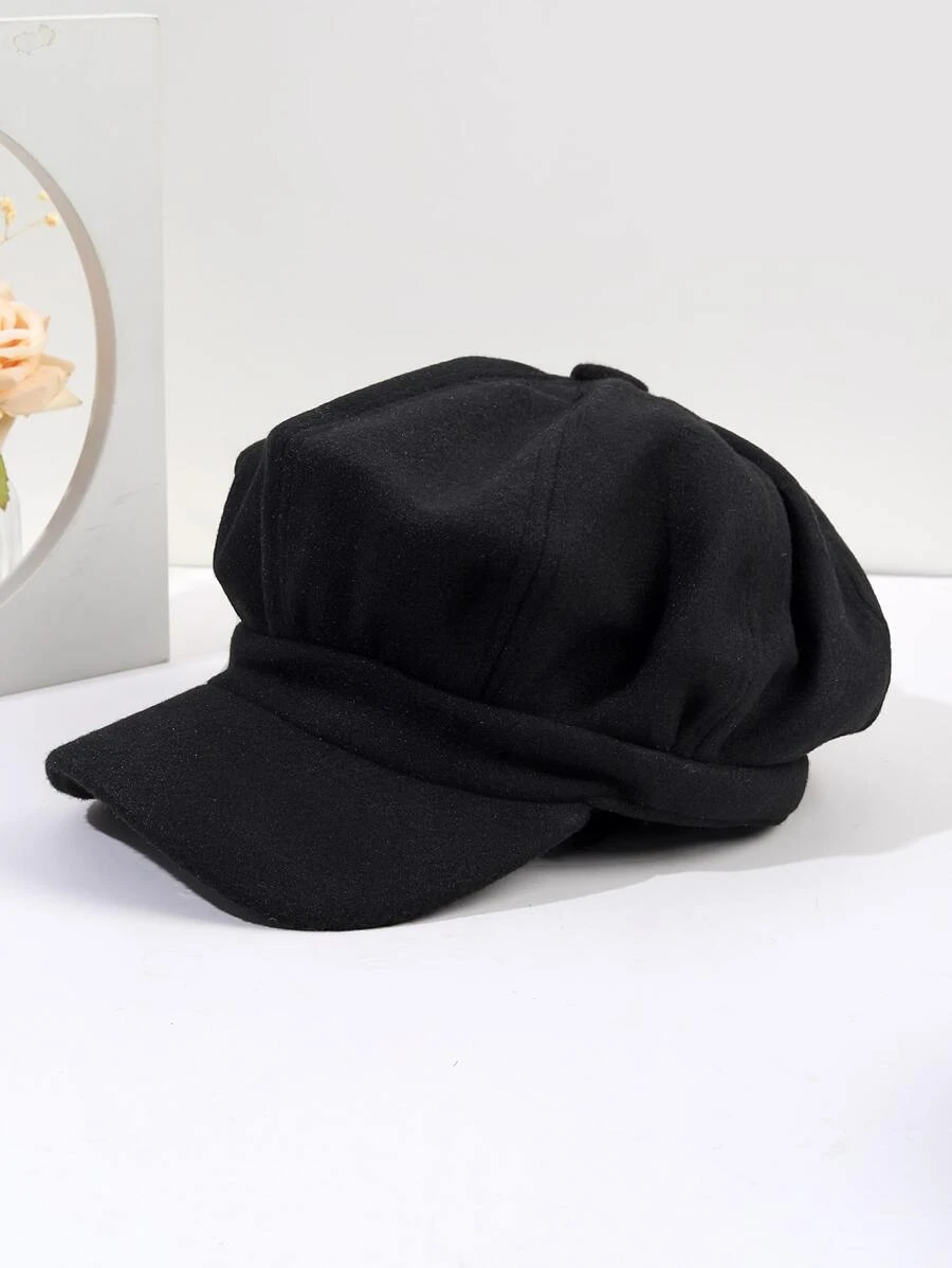 Solid Baker Boy Cap | SHEIN USA
