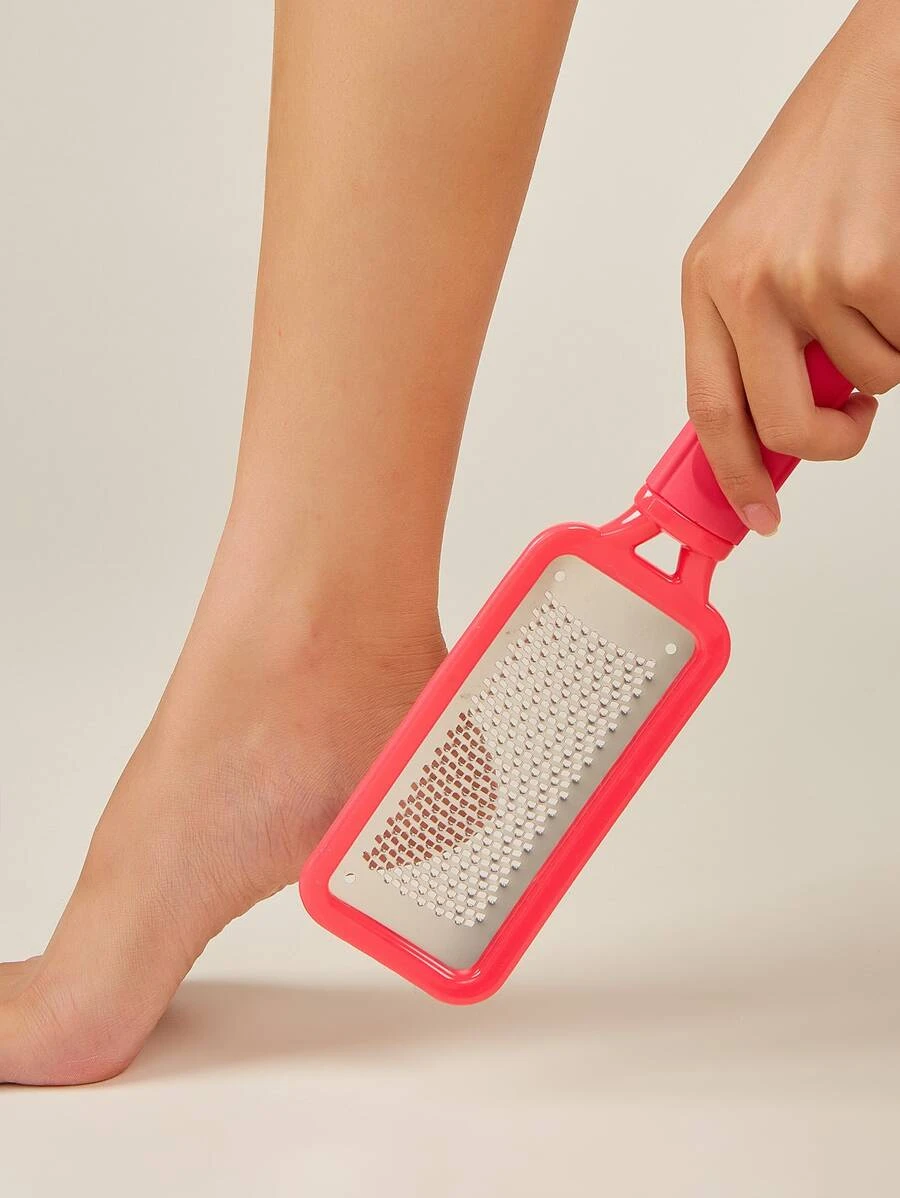 Professional Stainless Steel Pedicure Foot File, 1pc Reusable Foot Rasp ...